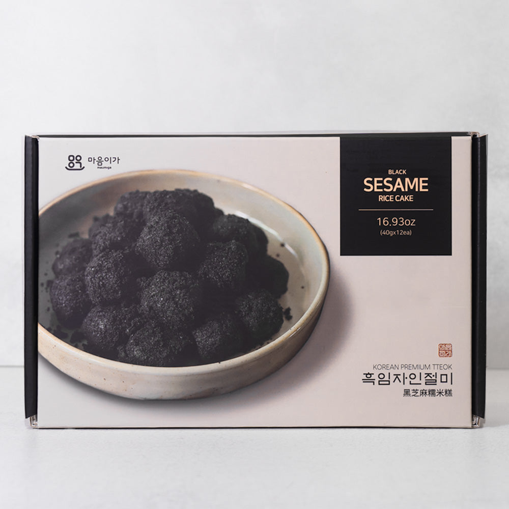 BLACK SESAME RICE CAKE 480g(40gx12ea) – Wooltari Partners